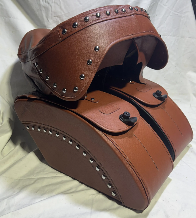 DK100STD- kawasaki Vulcan Drifter 800 Saddlebags By Saddleline WITH MATCHING SOLO SEAT COVER ...