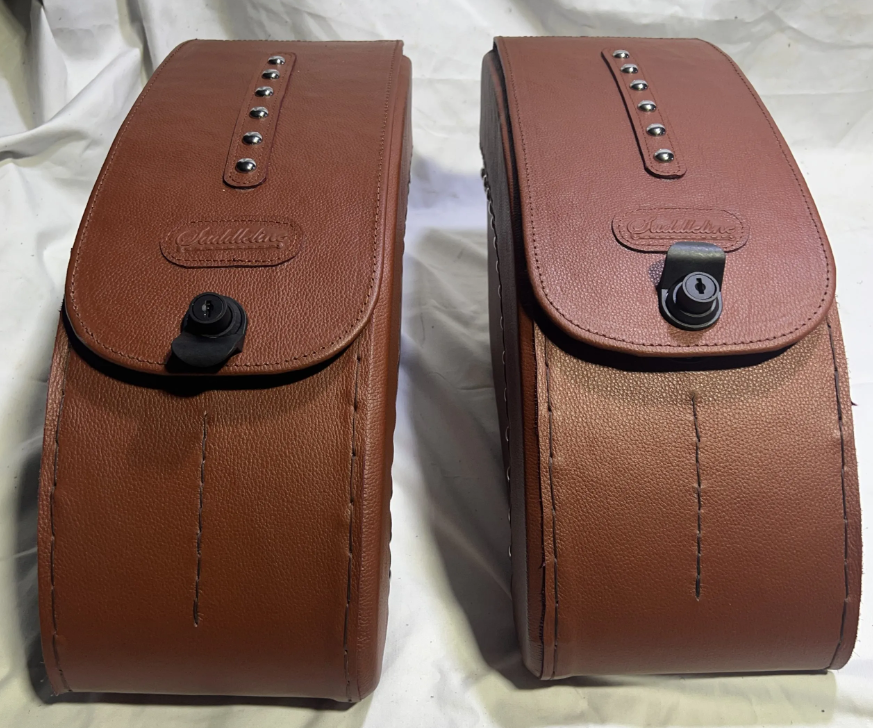 DK100STD- kawasaki Vulcan Drifter 800 Saddlebags By Saddleline WITH MATCHING SOLO SEAT COVER ...